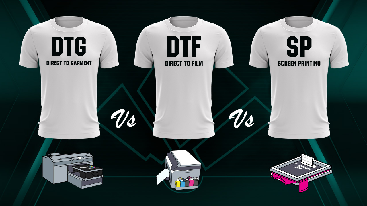 Dtg vs screen printing store
