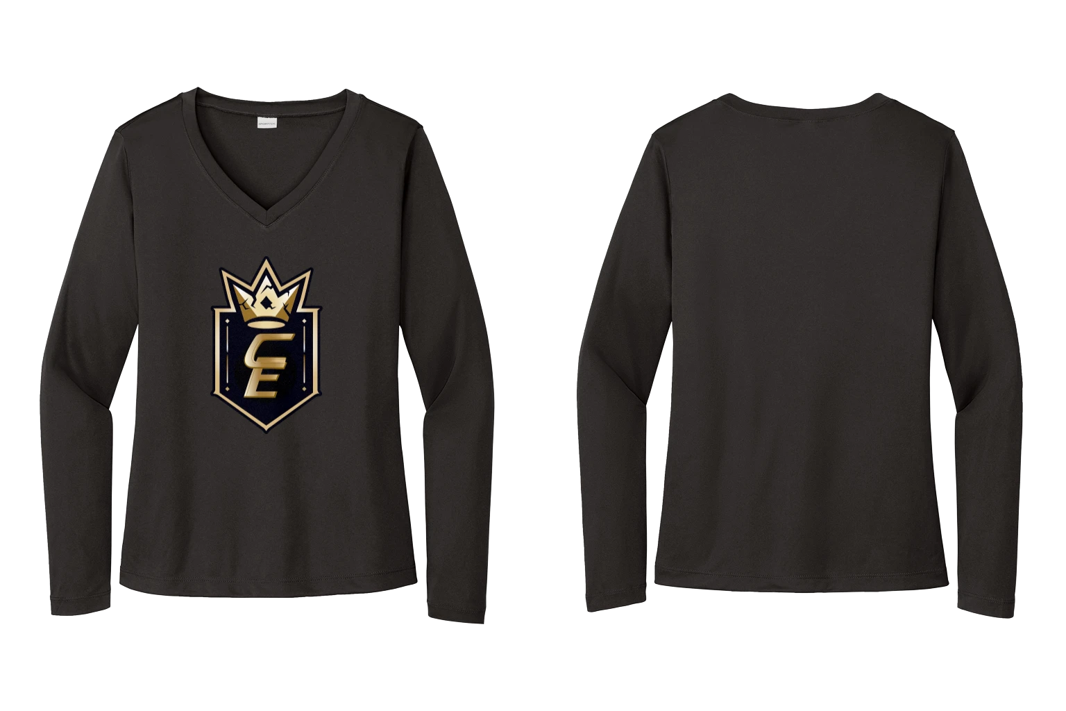 Sport-Tek Women's Long Sleeve PosiCharge Competitor V-Neck Tee ...