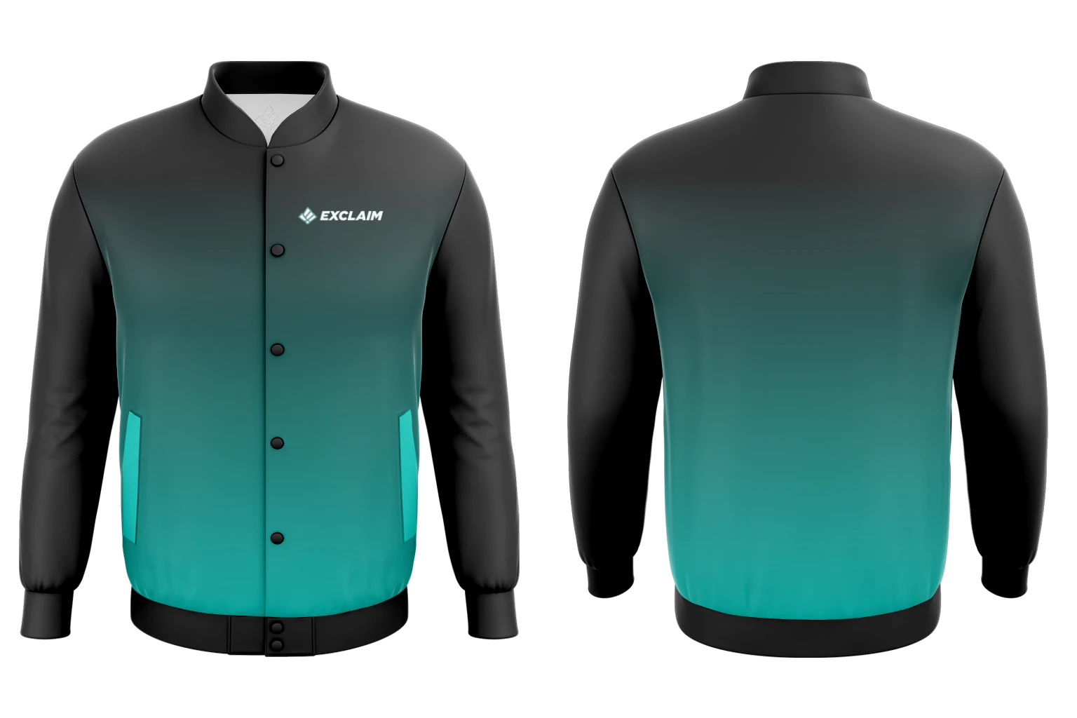 Men's Bomber Jacket – Horizontal Gradient - Exclaim