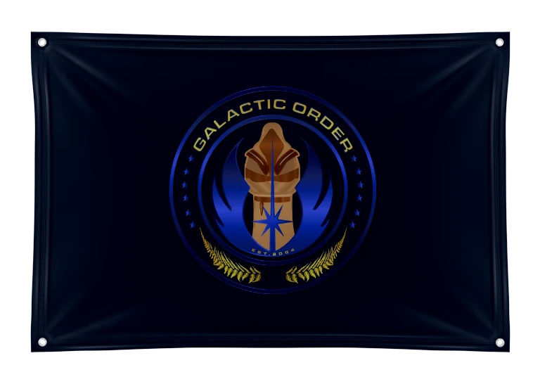 Banner with Grommets – Galactic Order - Exclaim