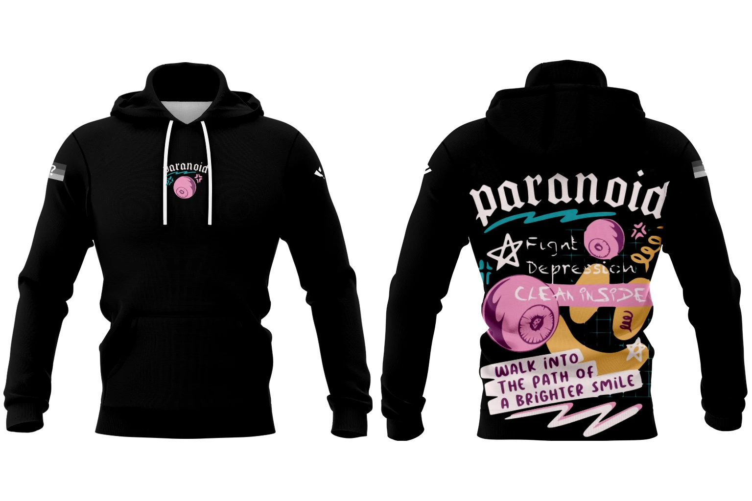 PARANOIA Graffiti Hoodie – Team LTD - Exclaim