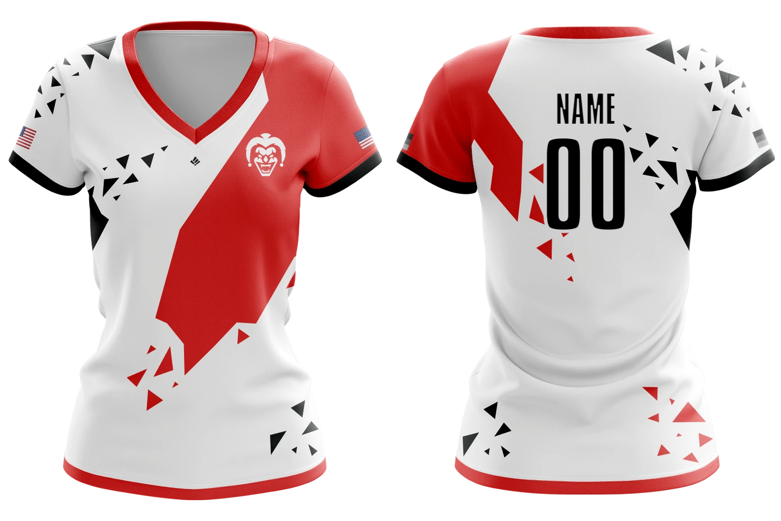 Ladies' DJP - White Jersey – Dead Jester Productions - Exclaim