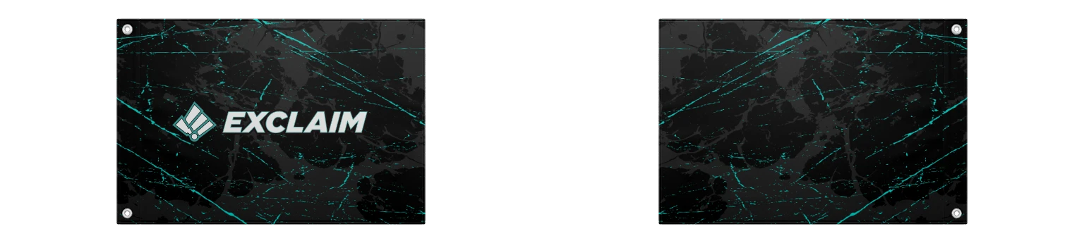 Flag with Grommets - 12"x18" – Fracture - Exclaim