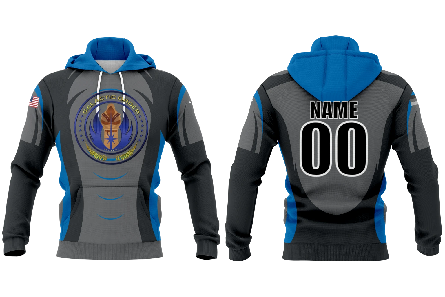 Premium Fleece Hoodie – Galactic Order - Exclaim