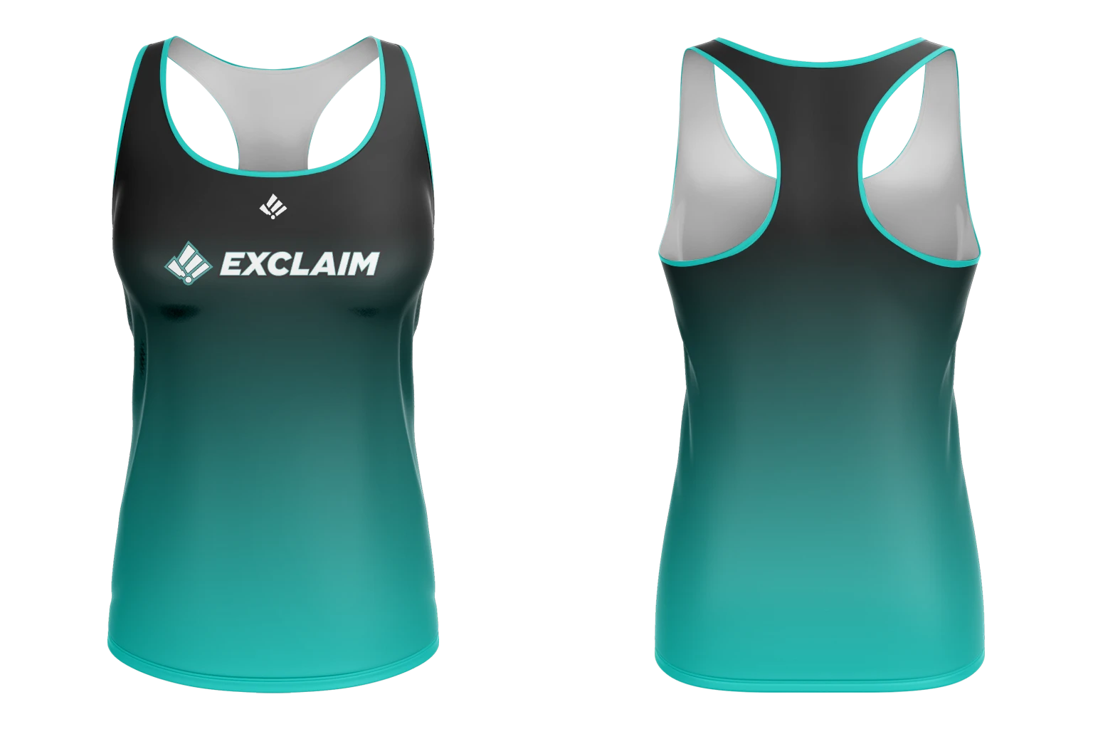 Womans Tank Top – Horizontal Gradient - Exclaim