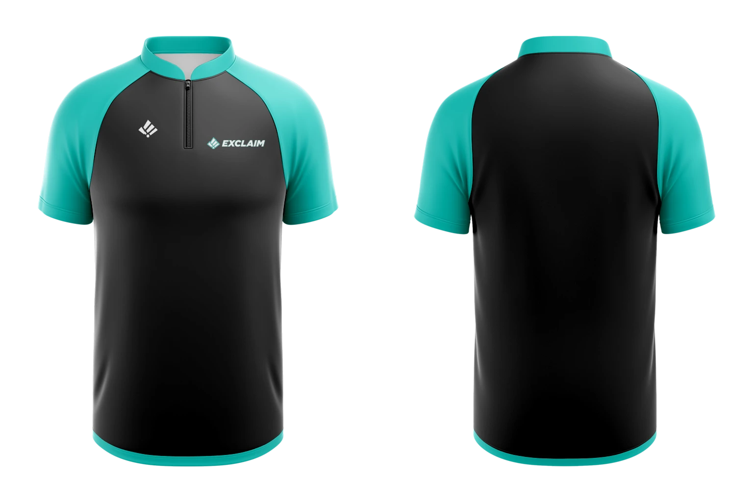 Men's Short Sleeve 1/4 Zip – Panels - Exclaim