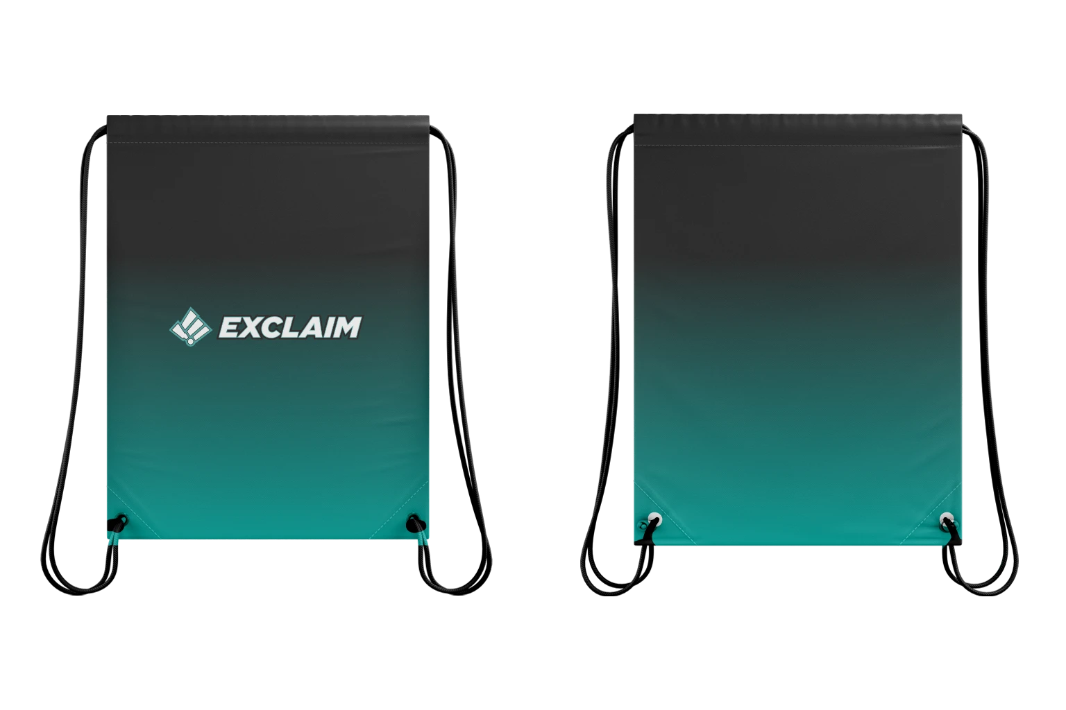 Drawstring Bag - 17.5"x23" – Horizontal Gradient - Exclaim