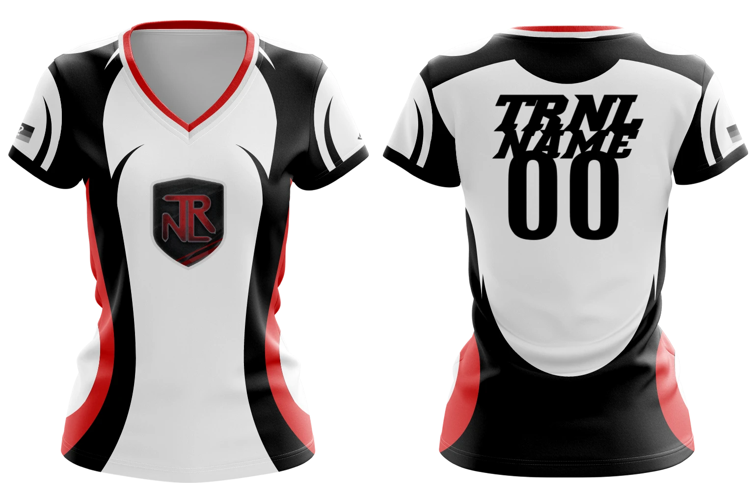 TRNL Ladies' Vneck – TRNL Gaming - Exclaim