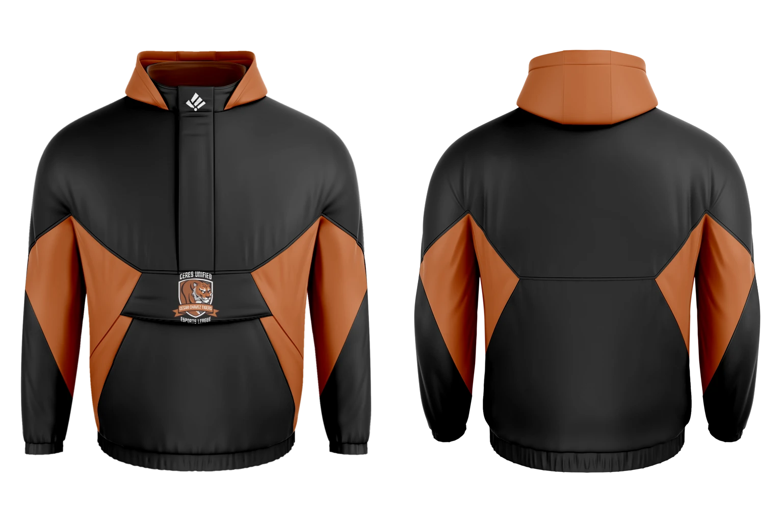 Vintage 1990s Pullover Jacket – Cesar Chavez Tigers - Exclaim