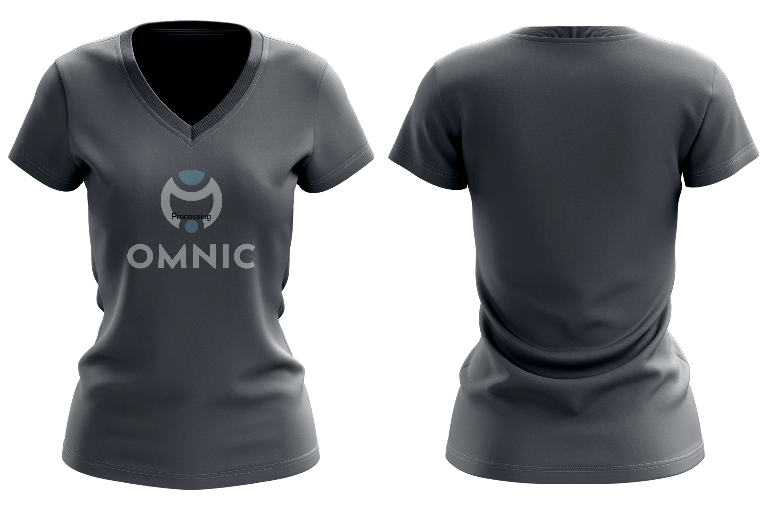 Women’s Perfect Weight ® V-Neck Tee – OMNIC.AI MERCH STORE - Exclaim
