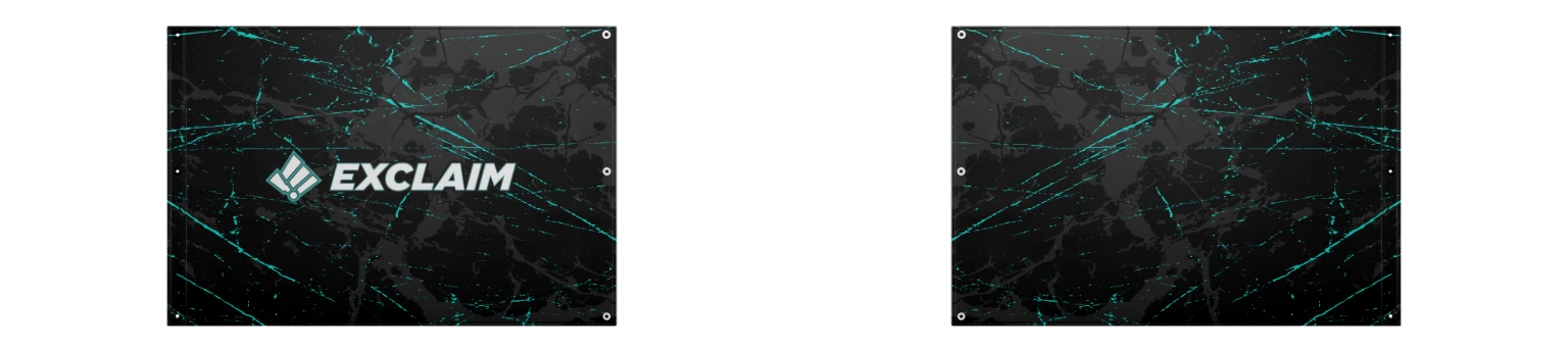 Flag with Grommets - 24"x36" – Fracture - Exclaim