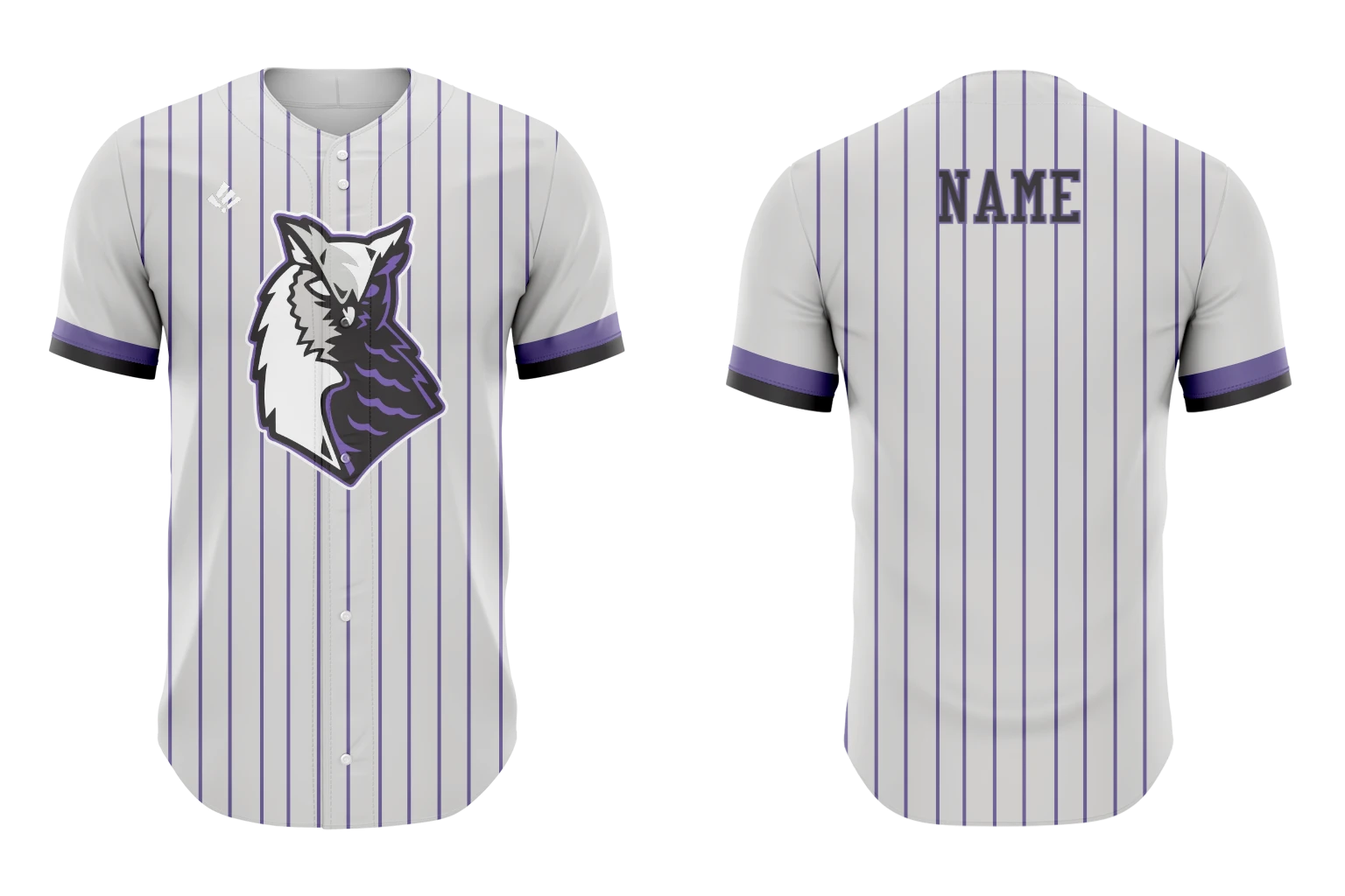 Owls Baseball Jersey - White – Frontier Doubles League - Exclaim