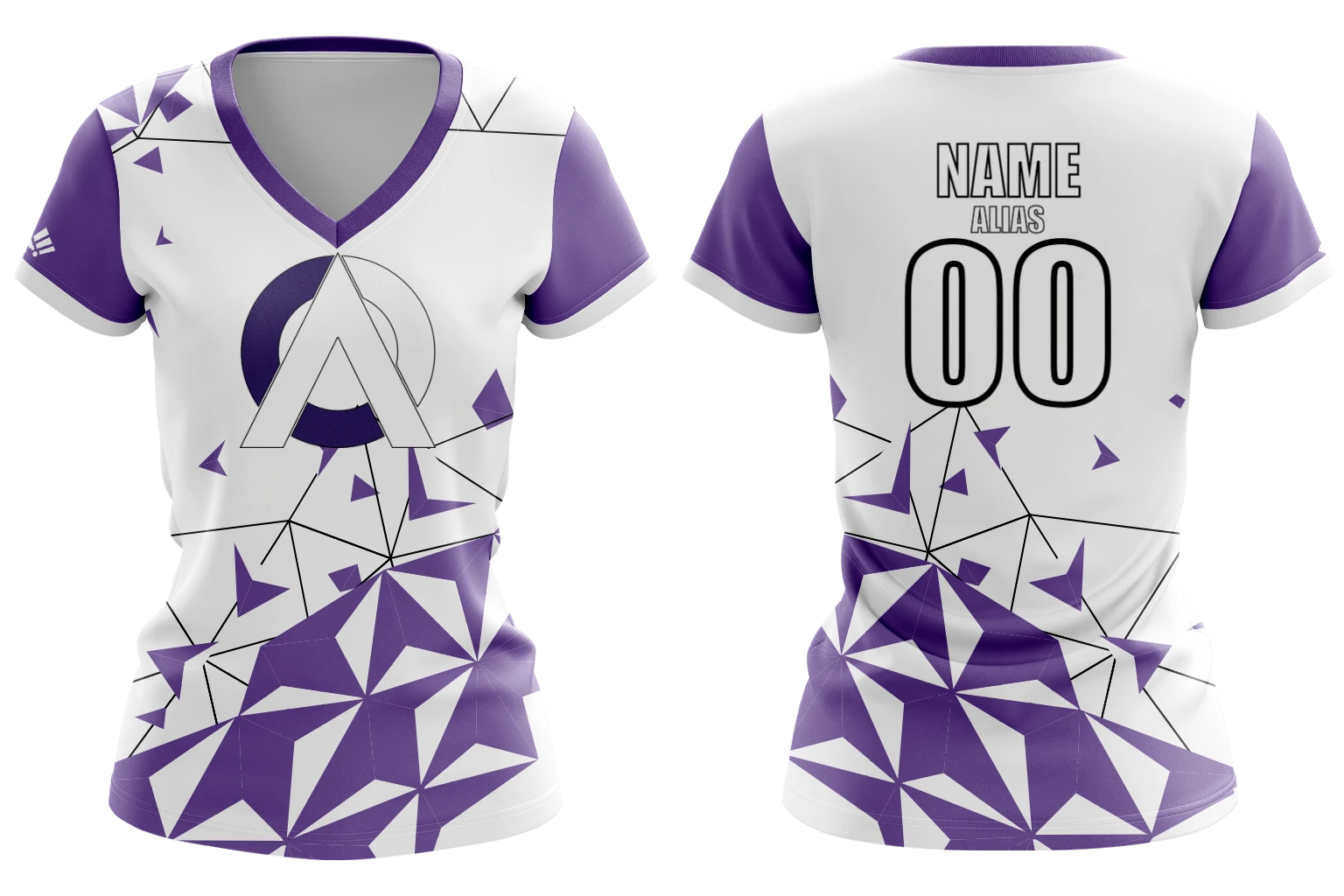 Female Short Sleeve V-neck – oca - Exclaim