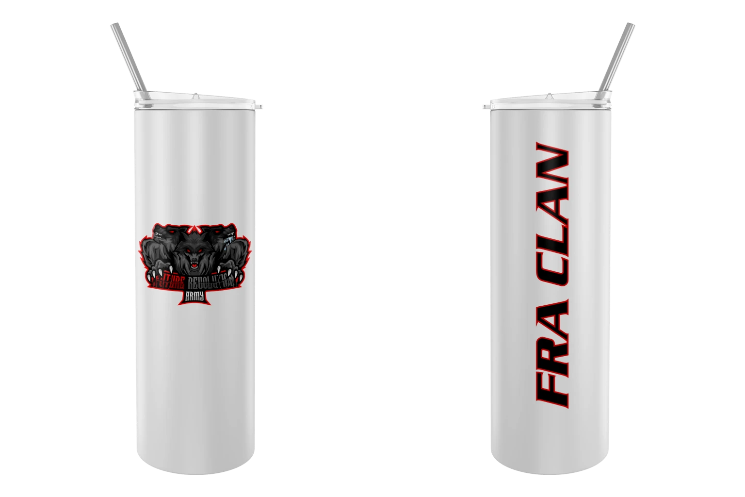 Stainless Steel Skinny Tumbler 20oz – FRA Clan - Exclaim