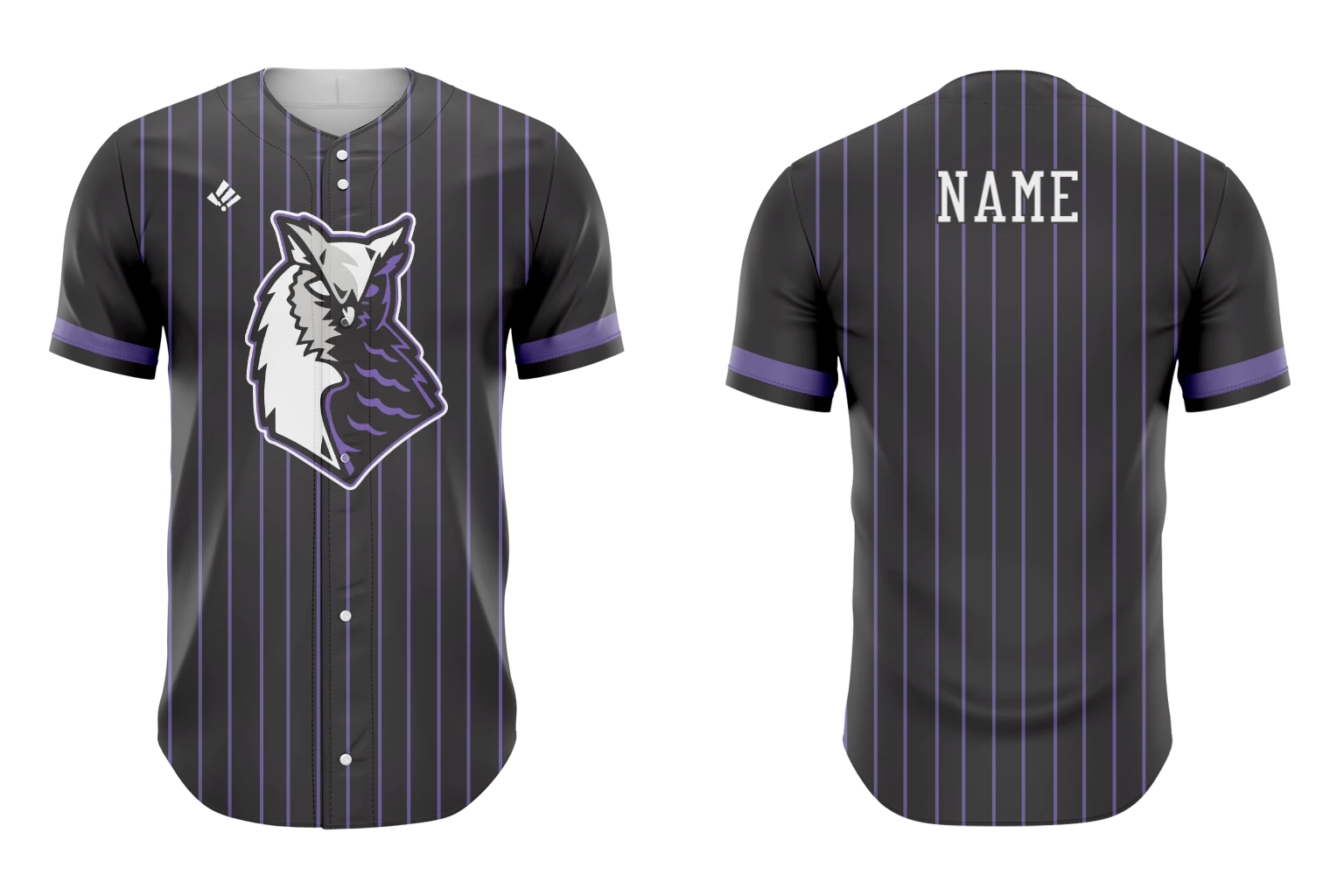 Owls Baseball Jersey - Dark – Frontier Doubles League - Exclaim