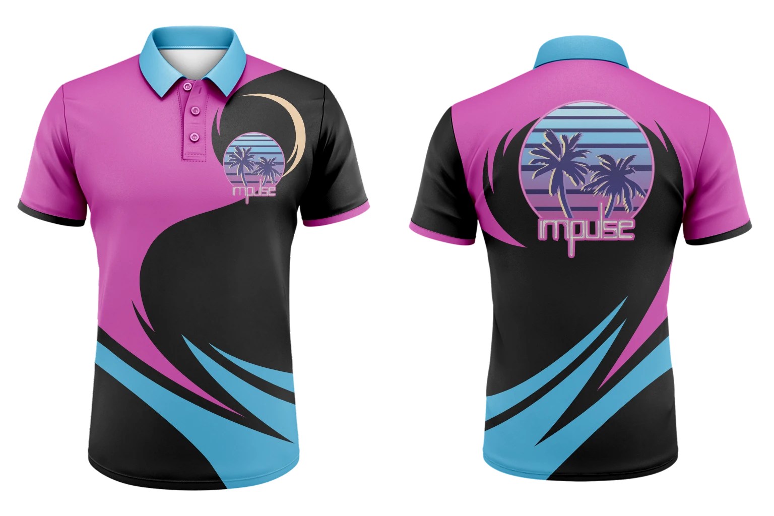 Sublimated Polo – Team Impulse - Exclaim