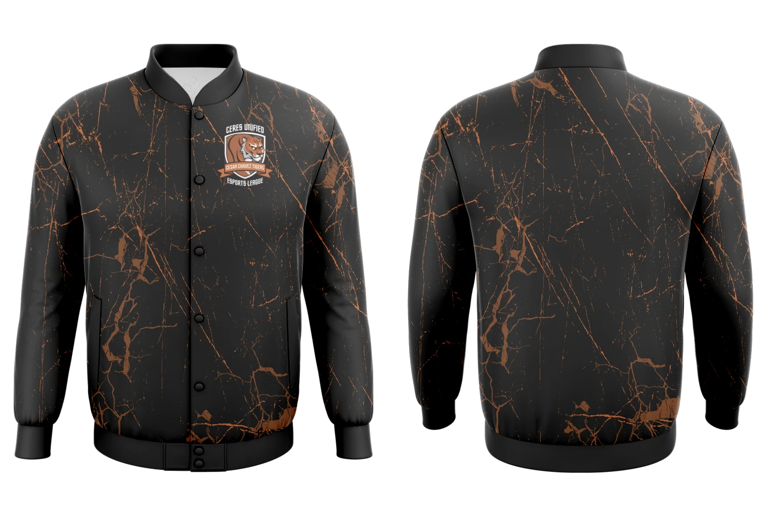 Men's Bomber Jacket – Cesar Chavez Tigers - Exclaim
